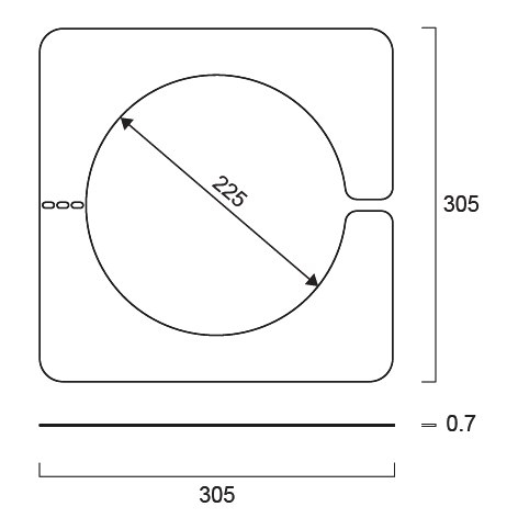 Reinforcing plates | Sylvania Lighting Solutions