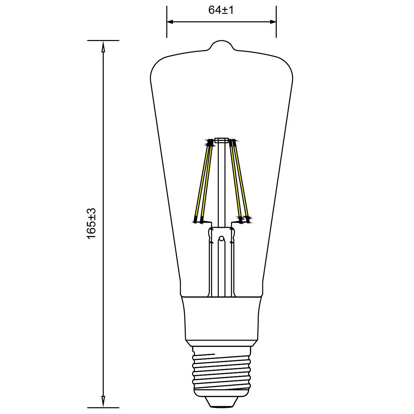 ToLEDo Retro ST64 Dimmable | Sylvania Lighting Solutions